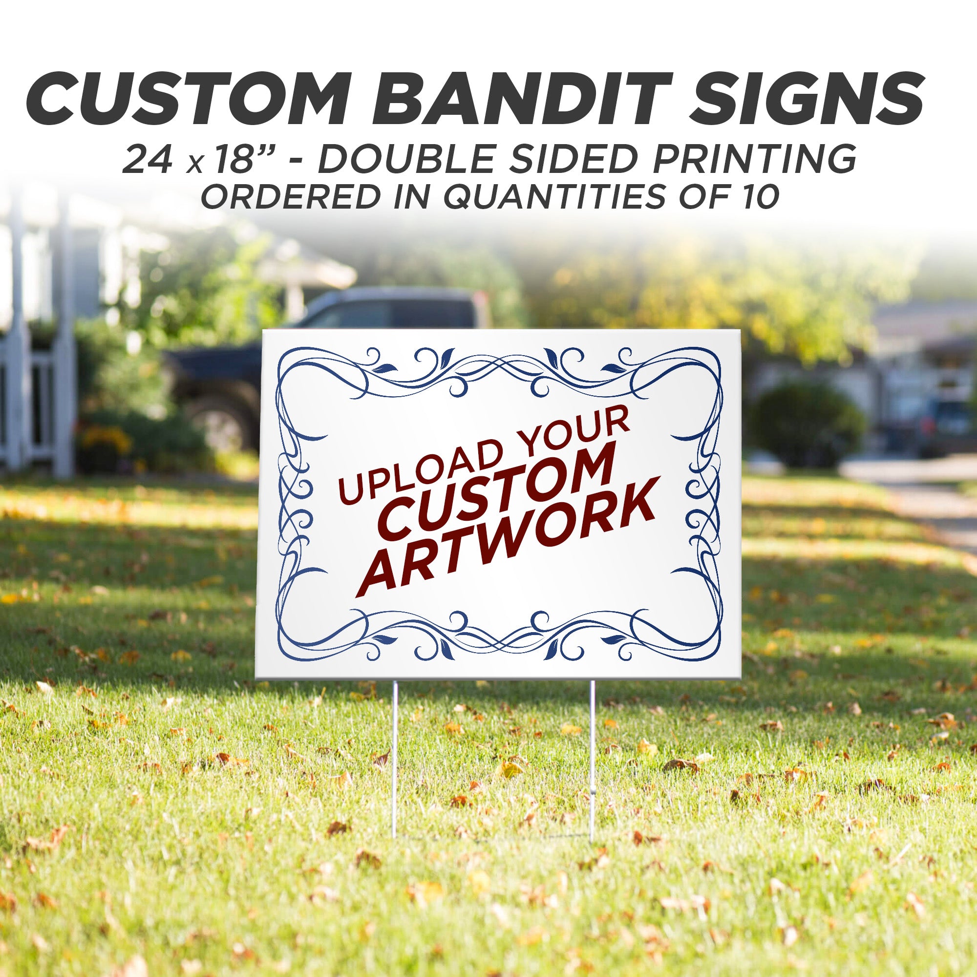 Custom Bandit Yard Signs – Yard Card Supply Shop